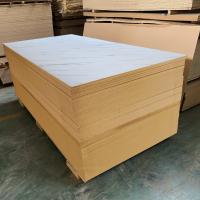 China Hygienic Surface Melamine Laminated MDF Furniture Boards Zero Glare Finish 2440mmx1220mm for sale