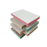 China Matt White Melamine Laminated MDF Board For Modern Cabinetry Interior Decoration for sale