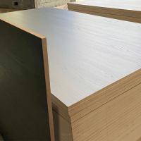 China Matt White Melamine Laminated MDF Board For Modern Cabinetry Interior Decoration for sale