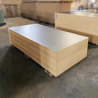 China Cool Grey Decorative Melamine MDF Board Environmental Grade For Office Furniture for sale