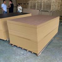 China Cool Grey Decorative Melamine MDF Board Environmental Grade For Office Furniture for sale