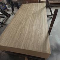 China Real Wood Feel Melamine MDF Board 2440mmX1220mm Authentic Oak Texture Stain Resistant for sale