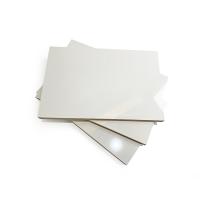 China 9mm 12mm Thickness White Melamine MDF Sheets For Cabinet Backboards Easy Machining for sale