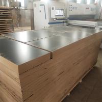 China Deep Black Wood Grain Melamine MDF Board High Definition Texture Color Stable for sale