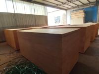 China HENF Zero Formaldehyde Plywood Melamine Faced Board 1220x2440mm for Furniture Cabinet for sale