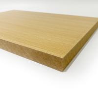 China High Density Melamine Faced MDF Sheets Elegant Light Wood Grain Texture Fade Resistant for sale