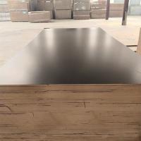 China Modern Solid Black Melamine Faced MDF Board Matt Finish for Contemporary Furniture for sale
