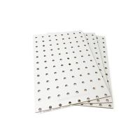 China Acoustic Perforated MDF Board Sound Absorbing Melamine Faced Fiberboard for Audiovisual Spaces for sale