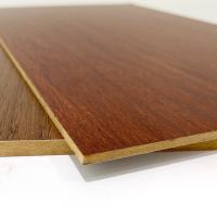 China Luxury Dark Walnut Grain Melamine Faced MDF Sophisticated Deep Wood Texture Fiberboard for sale