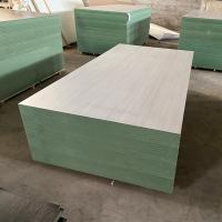 China Moisture Resistant White Melamine Faced MDF Green Core HMR Fiberboard 4'x8' for sale