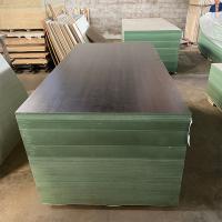China Dark Walnut Melamine MDF Sheet Moisture Resistant Fiberboard With Embossed Wood Texture for sale