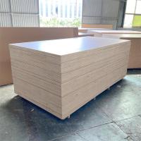 China Ultra Flat Plywood Panel Sheet For High Gloss PET Kitchen Cabinet Finishing for sale