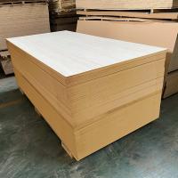 China Modern Grey Embossed Wood Grain Melamine Faced MDF ENF Grade Decorative Panel 3mm-25mm for sale