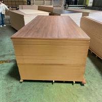 China Fade Resistant Wood Grain Melamine MDF Sheet 1220mm x 2440mm For Office Furniture for sale