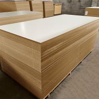 China Fade Resistant Wood Grain Melamine MDF Sheet 1220mm x 2440mm For Office Furniture for sale