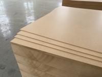 China FSC Plain MDF Board Ultra Thin 0.8mm-2.5mm for Precision Laser Cutting and Craftwork for sale