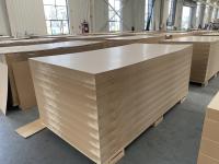 China 2.1mm 2.5mm Plain HDF Board For Interior Door Skins And Wood Veneering CE ISO Approved for sale