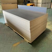 China 4x8ft Melamine Faced Particle Board Ultralow Formaldehyde Emission Furniture Chipboard for sale