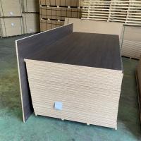 China 4x8ft Melamine Faced Particle Board Ultralow Formaldehyde Emission Furniture Chipboard for sale