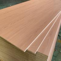 China 4x8ft Melamine Faced Particle Board Ultralow Formaldehyde Emission Furniture Chipboard for sale