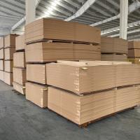 China Sustainable 9mm 12mm Plain MDF Panel Board  For Commercial Wall Paneling ENF Standards for sale