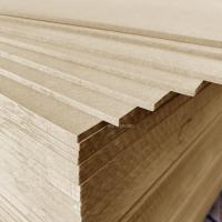 China Sustainable 9mm 12mm Plain MDF Panel Board  For Commercial Wall Paneling ENF Standards for sale