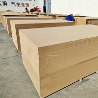China Sustainable 9mm 12mm Plain MDF Panel Board  For Commercial Wall Paneling ENF Standards for sale