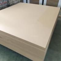 China 680 Density MDF Plain Board E0 Grade MDF 12mm - 25mm Fiberboard For Furniture Decoration for sale