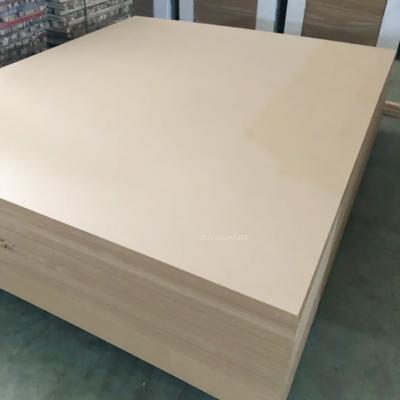 China 680 Density MDF Plain Board E0 Grade MDF 12mm - 25mm Fiberboard For Furniture Decoration for sale