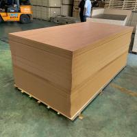 China Wood Grain Melamine Faced MDF Sheet ENF Grade Eco Friendly Scratch Resistant for sale