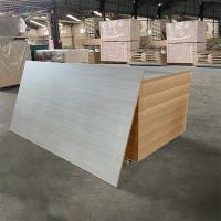 China Natural Oak Melamine Faced MDF Board Classic Cathedral Grain Series Decorative Panel for sale