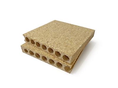 China 34mm Lightweight High Quality Hollow Core Tubular Chipboard for interior decoration and wall panels for sale