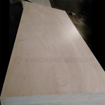 China Lightweight Eco-Friendly 1250x2500mm Okoume Plywood for Furniture and Cabinetry for sale