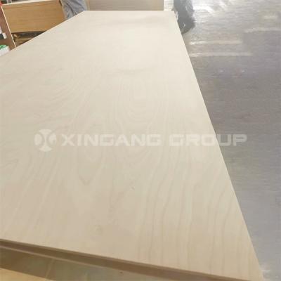 China 18mm Thickness FSC Certified 1220x2440mm Birch Plywood Phenolic Board for Furniture and Decoration for sale