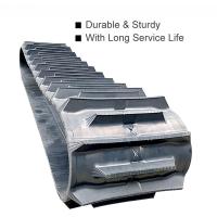China Rubber Track for Agricultural Machinery Agricultural Rice Harvester Chassis Components for sale