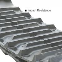 China Rubber Track for Agricultural Machinery Agricultural Rice Harvester Chassis Components for sale