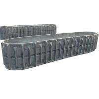 China Rubber Crawler Track for Kubota Combine Harvester Model DC105X 575X93X58 for sale