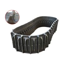 China Heat-Resistant Agricultural Machinery Mini Rice Combine Harvester Rubber Crawler Track 450X90X60 for sale