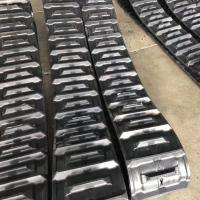 China Heat-Resistant Agricultural Machinery Mini Rice Combine Harvester Rubber Crawler Track 450X90X60 for sale