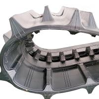 China 450*90*60 Agricultural Harvester Rubber Tracks Crawler for Increased Productivity for sale