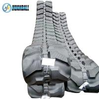China 300X52.5X82W Rubber Track for Takeuchi Tb25 Tb28 Tb030 Excavator Road-Friendly Design for sale