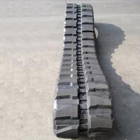 China 120.000kg Package Gross Weight Black Small Rubber Track 260*55.5*78 for Mini Excavator for sale