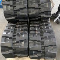 China 240*87.6*28 Black Rubber Track for Small Digger in Architecture Construction Projects for sale