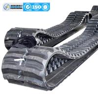 China Black Morooka Mk250 MK300 Mst3000vd Carrier Dumper Crawler Rubber Track 800*150*68 for sale