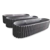 China Tear-Resistant Heavy Duty Dumper Carrier Rubber Track Crawler K800*150*67 for Construction for sale