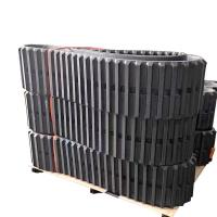 China Tear-Resistant Heavy Duty Dumper Carrier Rubber Track Crawler K800*150*67 for Construction for sale