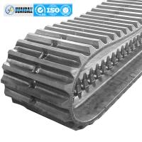 China Carrier 700mm Width Dumper Equipment Spare Parts Rubber Track for Morooka Mst1500 Cg65 for sale