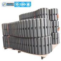 China 650*125*78 Dumper Carrier Rubber Track Black for Durable Performance for sale
