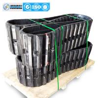 China Black Heat-Resistant 600X125X64 Rubber Track for Mitsubishi LD400 Dumper Carrier Crawler for sale