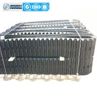 China Black Heat-Resistant 600X125X64 Rubber Track for Mitsubishi LD400 Dumper Carrier Crawler for sale